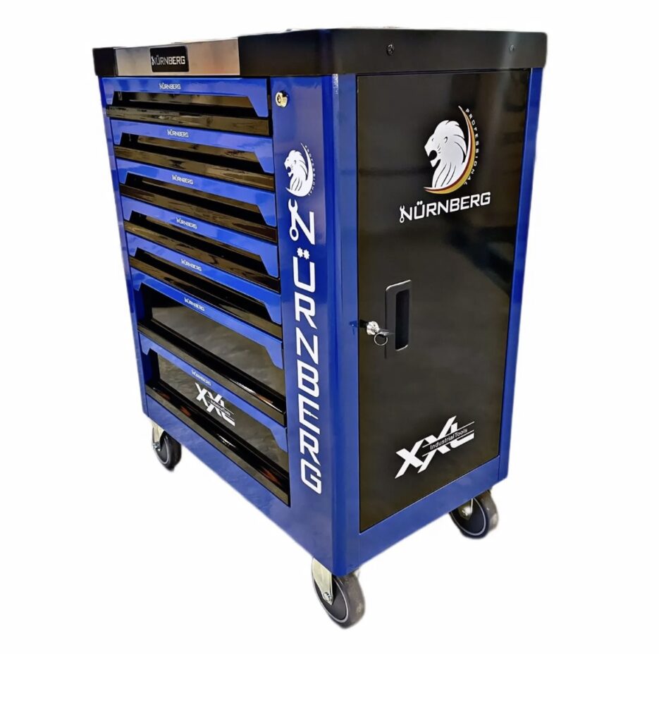 Nurnberg Tool Chest Trolley With 7 Drawers Full Of Tools Plus Storage ...