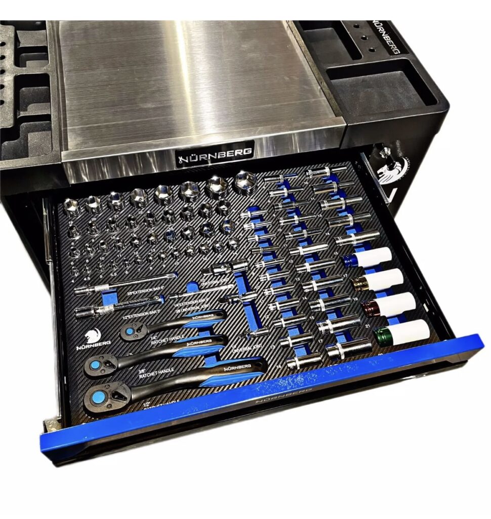 Nurnberg Tool Chest Trolley With 7 Drawers Full Of Tools Plus Storage ...